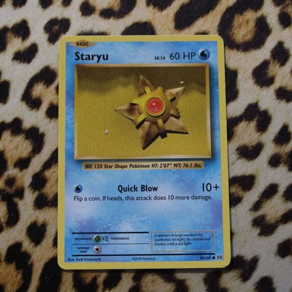 Pokemon | Toys | Staryu 308 Pokemon Card | Poshmark